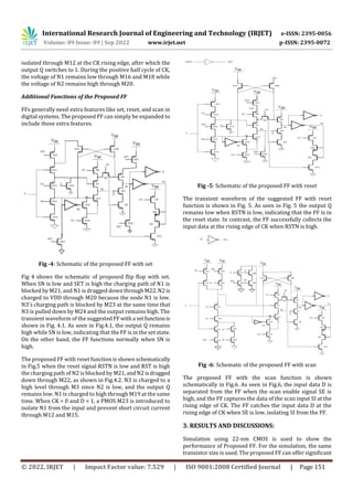 Design and Implementation of Low Power D flip flop for Embedded Application | PDF | Internet ...