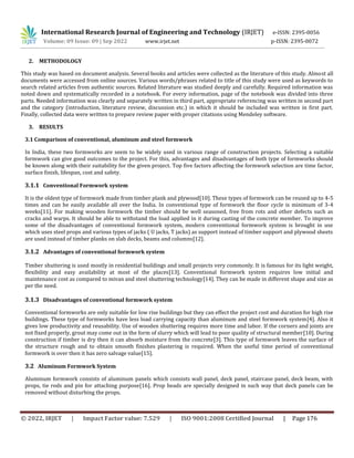 SELECTION OF FORMWORKS FOR BUILDING CONSTRUCTION | PDF