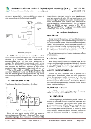 IOT BASED SMART ENERGY METER USING THEFT DETECTION | PDF