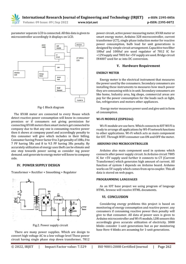 Iot Based Smart Energy Meter Using Theft Detection Pdf Gas And Electric Home Utilities