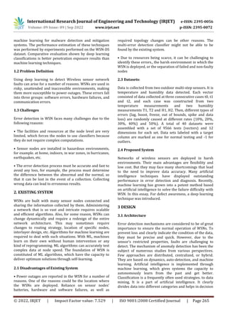 Deep Learning Fault Detection Algorithms in WSNs | PDF