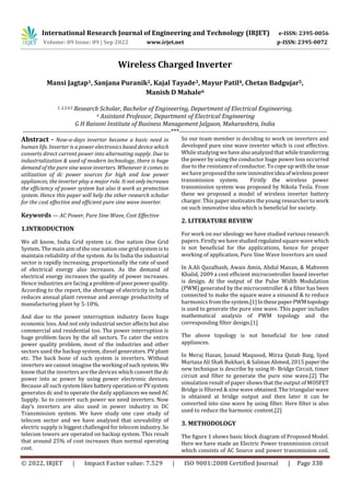Wireless Charged Inverter | PDF