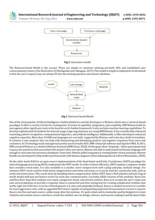 A Review on the Determinants of a suitable Chatbot Framework- Empirical ...