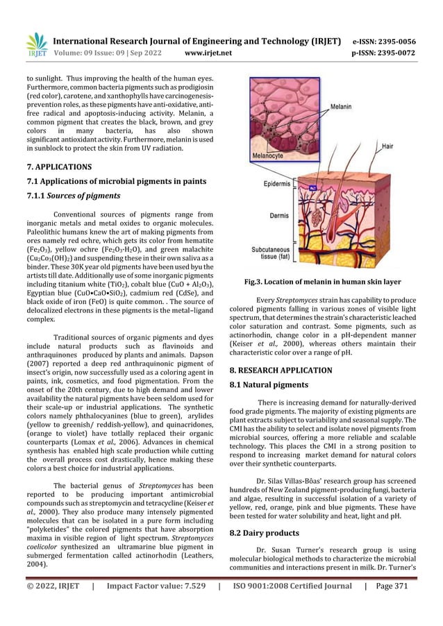 Microbial Production and Applications of Pigments | PDF