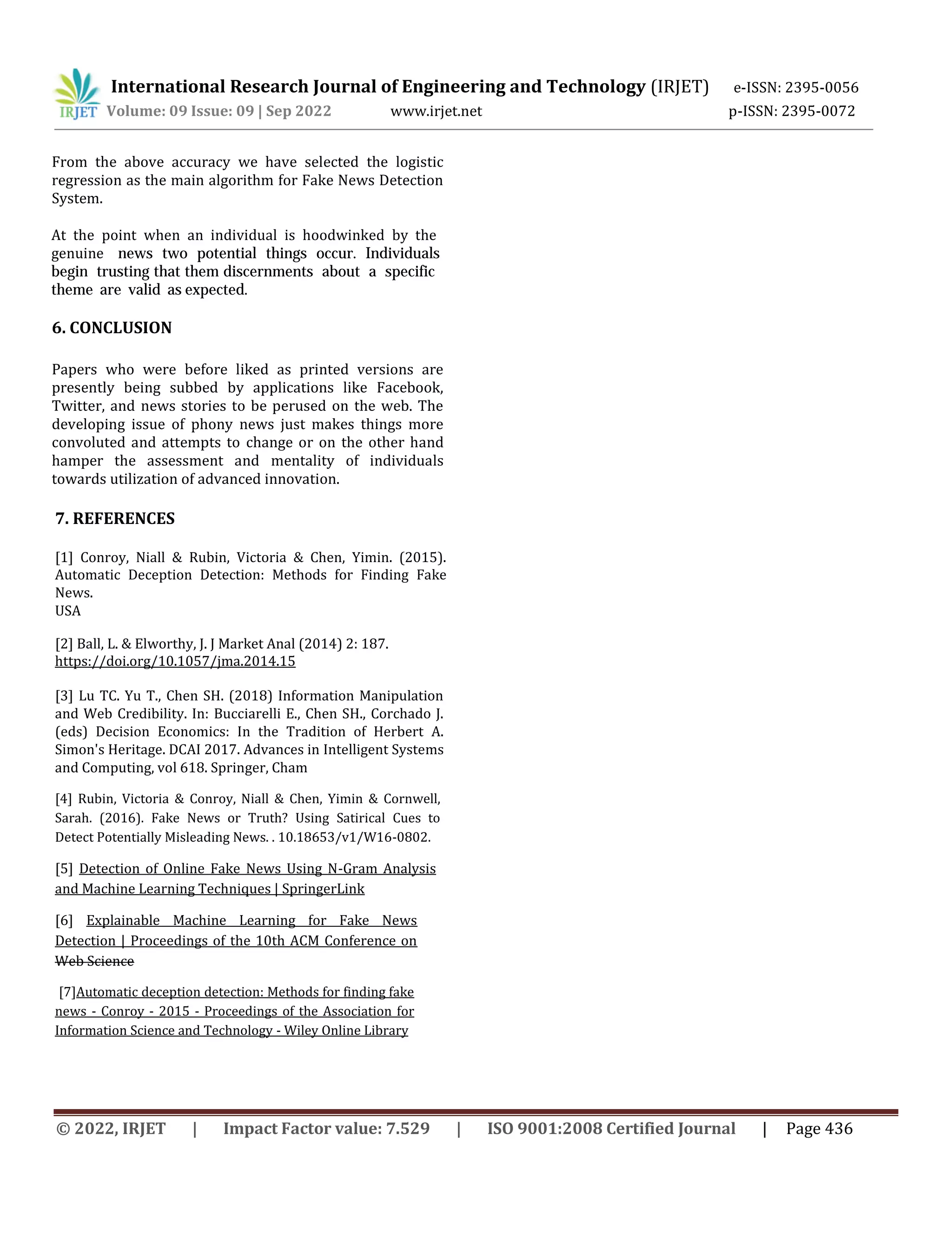 Fake News Detection | PDF