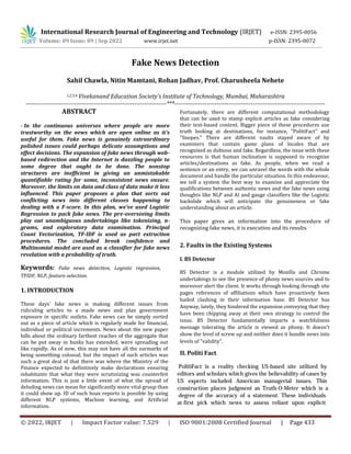 Fake News Detection | PDF