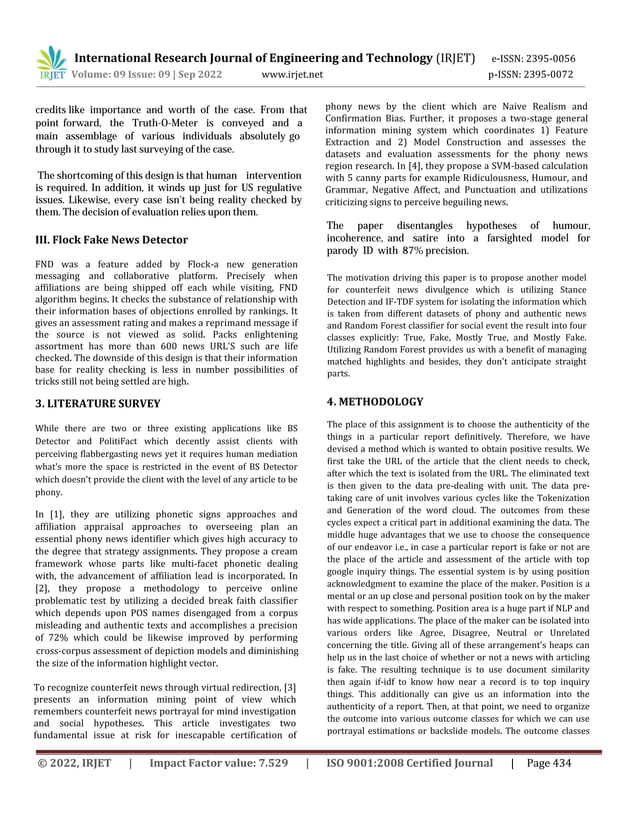 Fake News Detection | PDF | Desktop Publishing | Computer Software and Applications