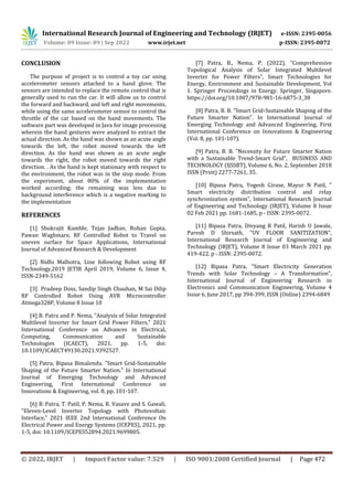 RF Controlled Robot Using Advanced Sensors | PDF