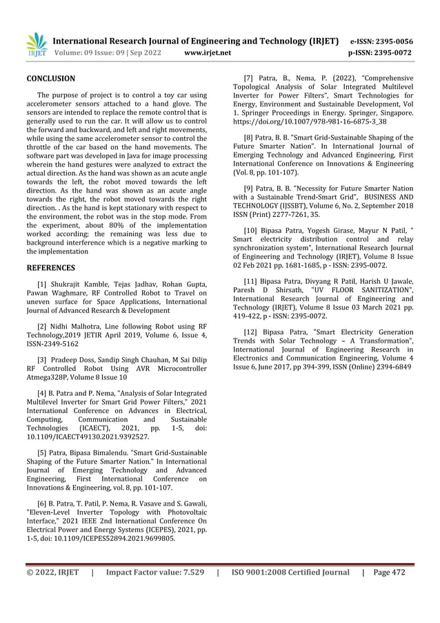 RF Controlled Robot Using Advanced Sensors | PDF