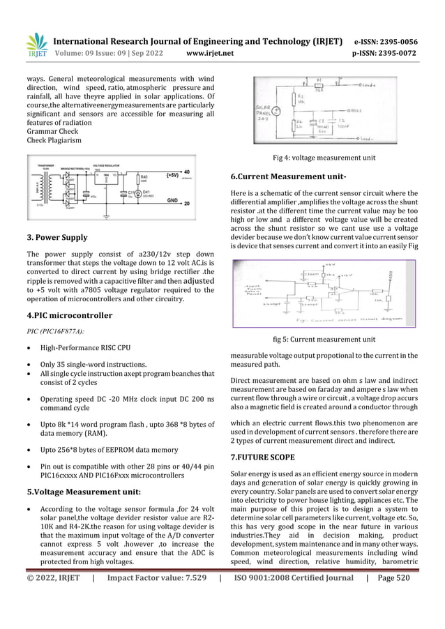 SOLAR ENERGY MEASUREMENT USING PIC MICROCONTROLLER | PDF