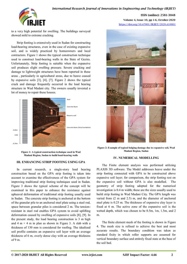 A Numerical Study of Strip Footing with Granular Pile Anchor Build on ...