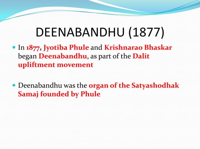 Marathi Journalism in the 19th century | PPTX | Hinduism | Religion ...