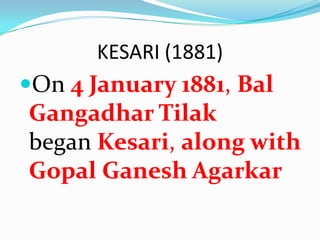 Marathi Journalism in the 19th century | PPTX