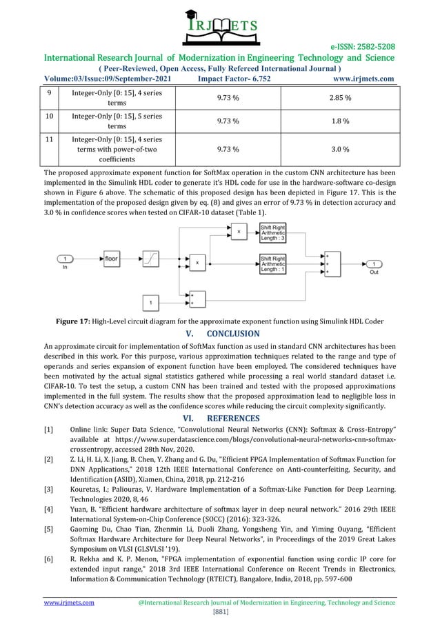 Fpga Implementation Of Approximate Softmax Function For Efficient Cnn Inference Pdf