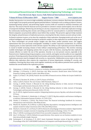 REAL-TIME DATA REPLICATION IN FINTECH: TECHNOLOGIES AND BEST PRACTICES | PDF