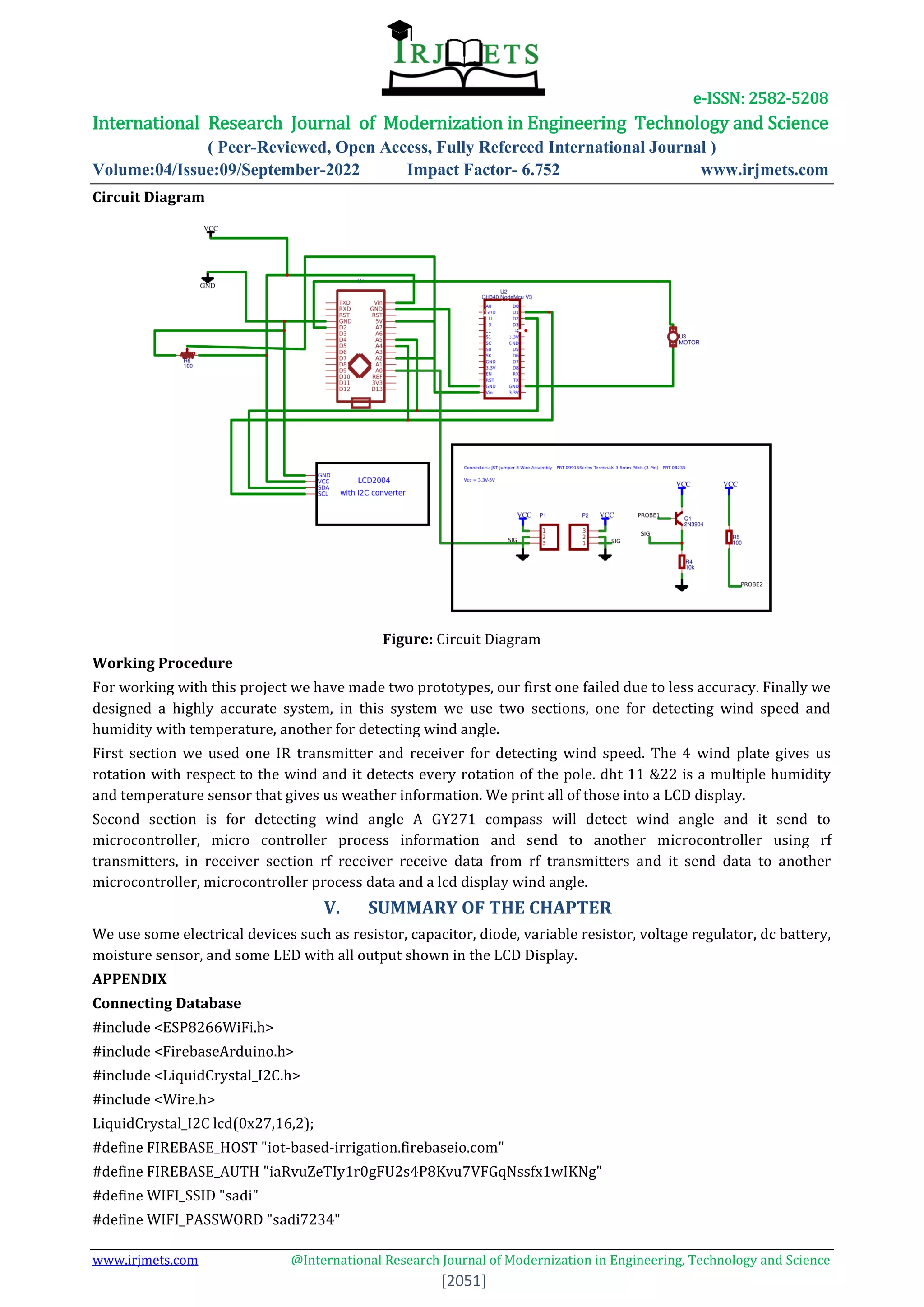 AUTOMATIC IRRIGATION SYSTEM DESIGN AND IMPLEMENTATION BASED ON IOT FOR AGRICULTURAL DEVELOPMENT ...