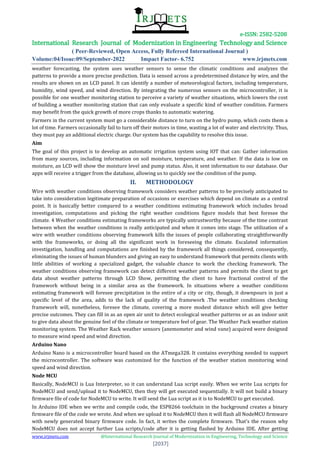 AUTOMATIC IRRIGATION SYSTEM DESIGN AND IMPLEMENTATION BASED ON IOT FOR ...