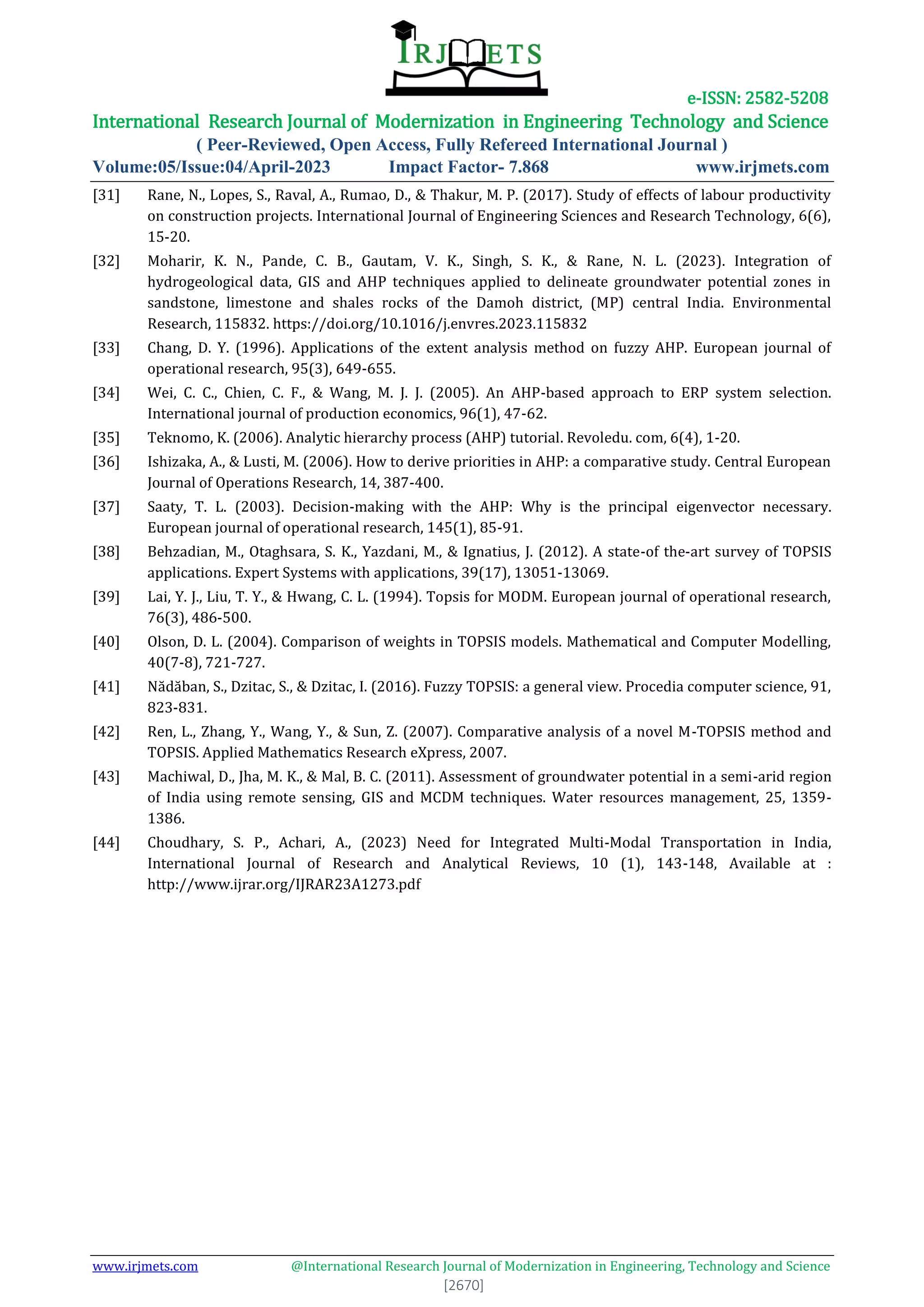 Multi-Criteria Decision-Making (MCDM) as a powerful tool for sustainable development: Effective ...