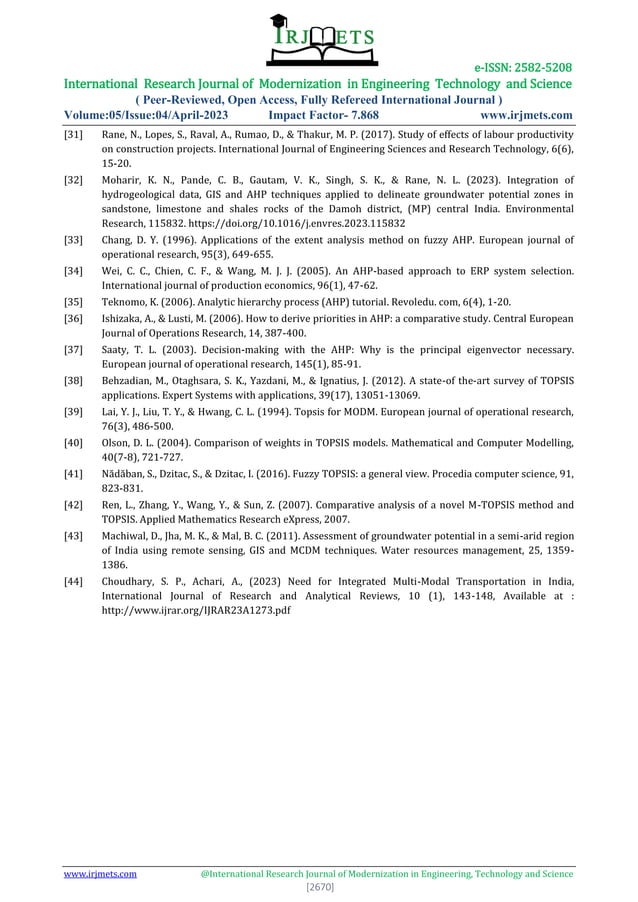 Multi Criteria Decision Making Mcdm As A Powerful Tool For Sustainable Development Effective