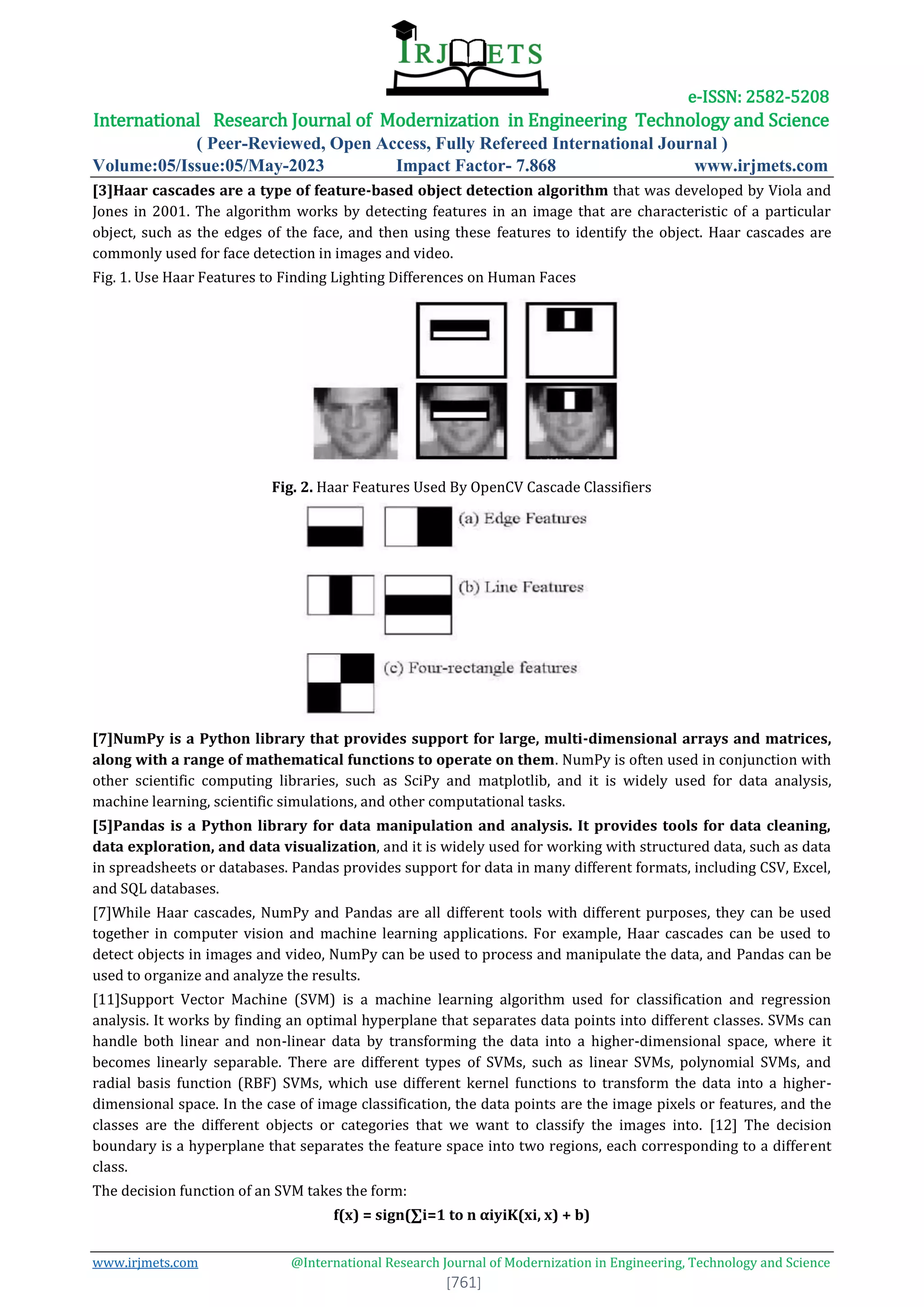 research Paper face recognition attendance system | PDF