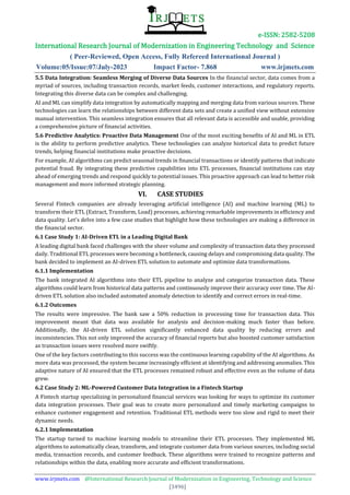 NEXT-GENERATION ETL IN FINTECH: LEVERAGING AI AND ML FOR INTELLIGENT DATA TRANSFORMATION | PDF