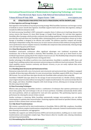 BIG DATA IN THE MODERN ENTERPRISE: STRATEGIES FOR EFFECTIVE DATA PROCESSING WITH CLOUDERA AND ...