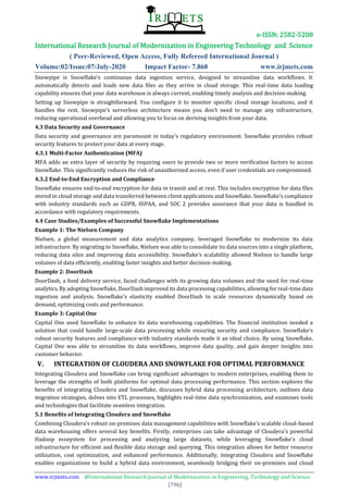 BIG DATA IN THE MODERN ENTERPRISE: STRATEGIES FOR EFFECTIVE DATA PROCESSING WITH CLOUDERA AND ...