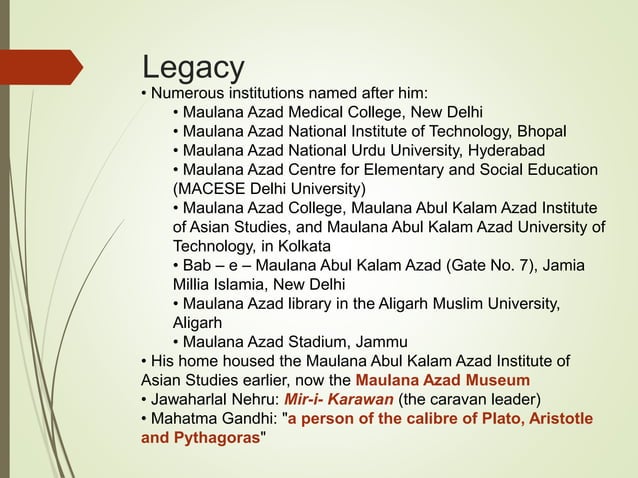 Maulana Abul kalam Azad - Indian Regional Journalism | PPT