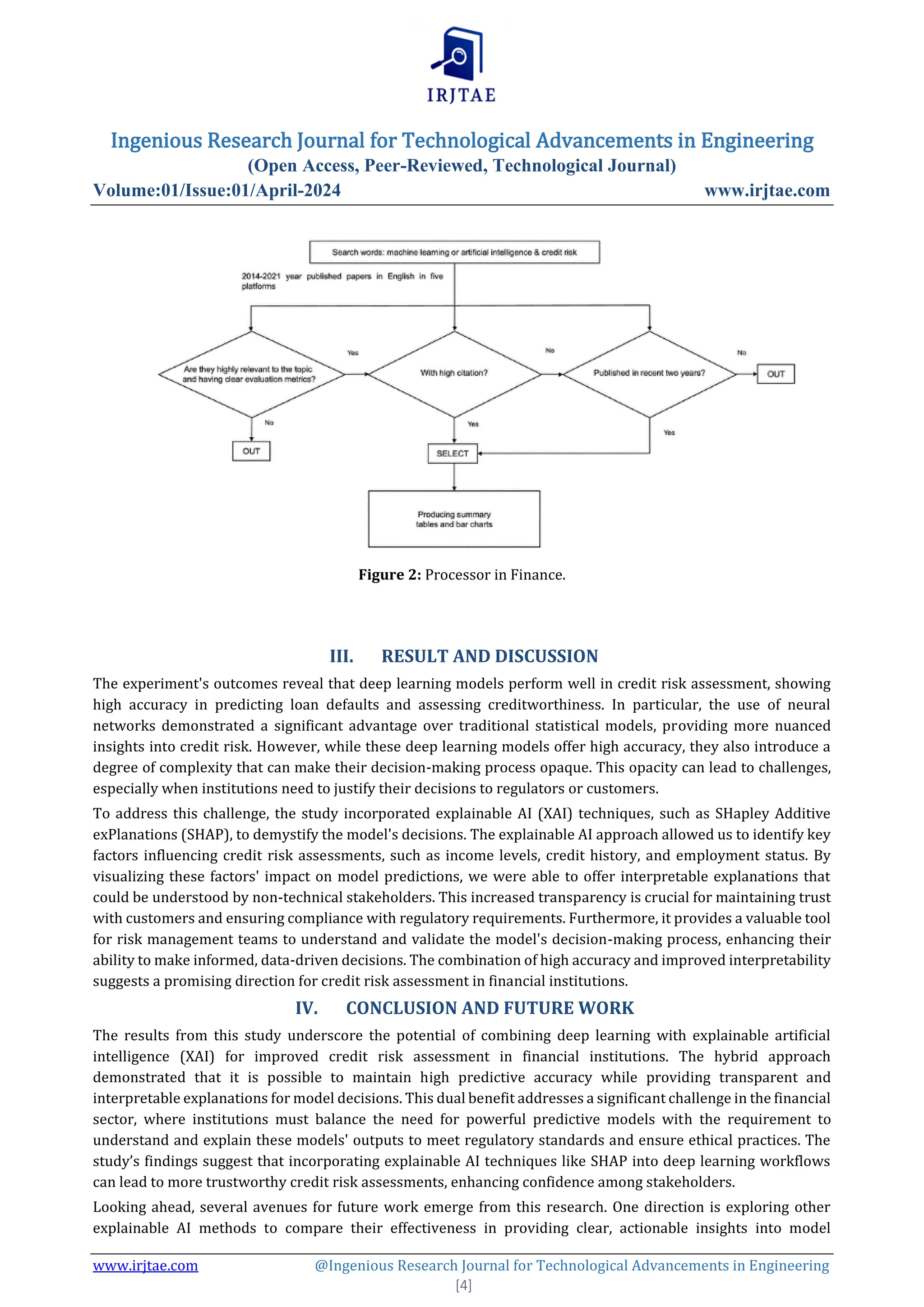 Improving Credit Risk Assessment In Financial Institutions Using Deep Learning And Explainable