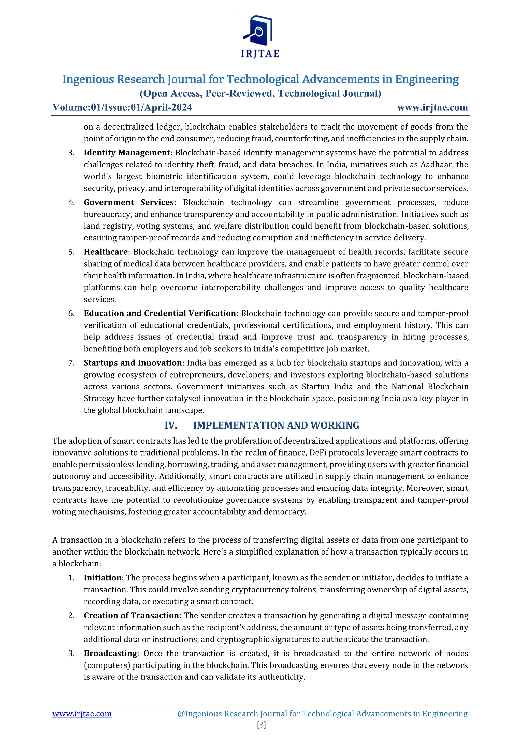 From Cryptocurrencies To Smart Contracts The Evolution And Impact Of