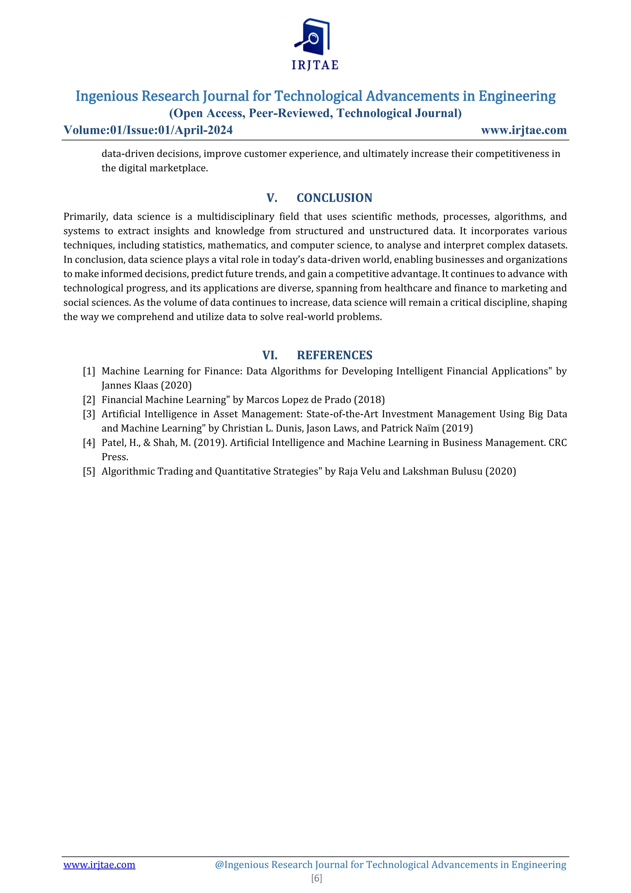 A Comprehensive Overview of Advance Techniques, Applications and ...