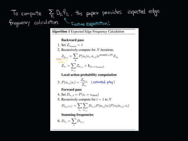 Inverse Reinforcement Learning Algorithms | PPT