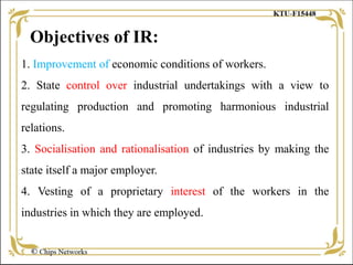 Industrial Relations & Labour laws unit 1 | PDF