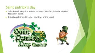 saint patrick's day | PPT