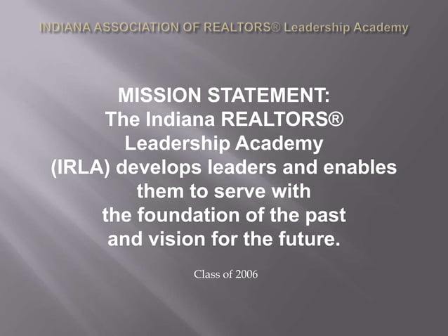 Irla power point slideshowview | PPT