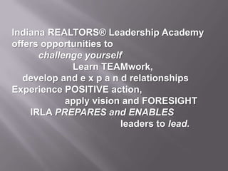 Irla power point slideshowview | PPT