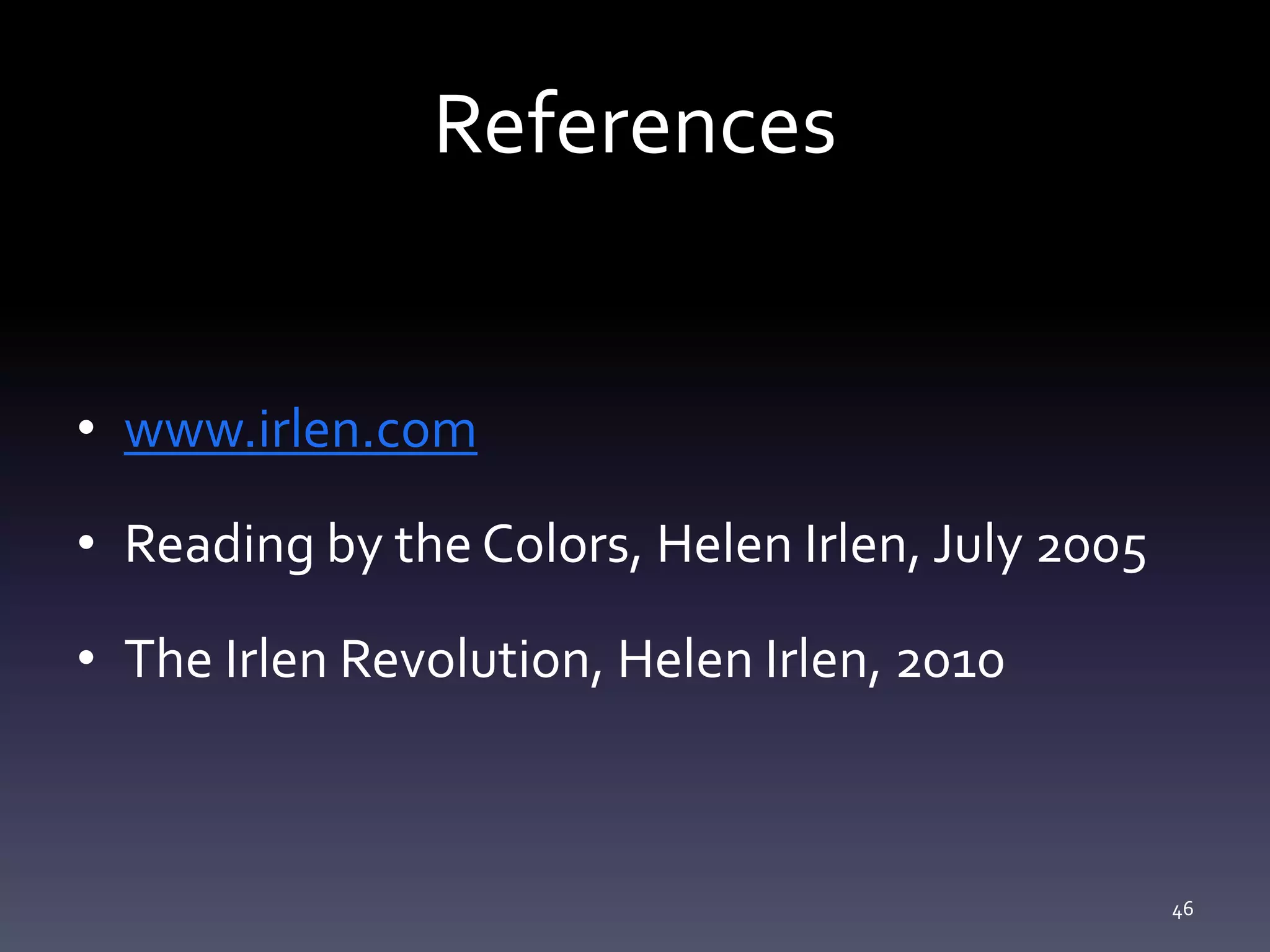 Irlen syndrome & irlen method overview & case study | PPTX
