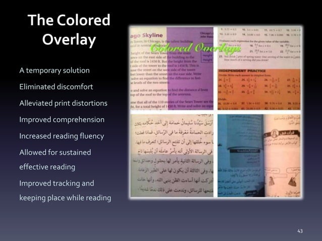 Irlen syndrome & irlen method overview & case study | PPT