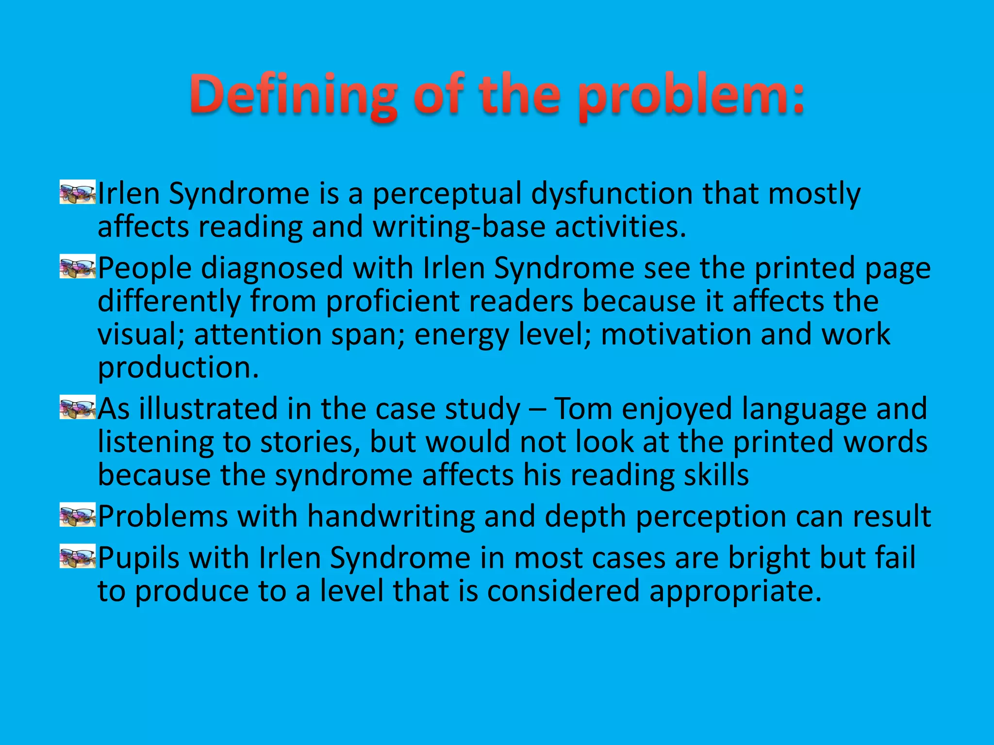 Irlen syndrome powepoint | PPTX