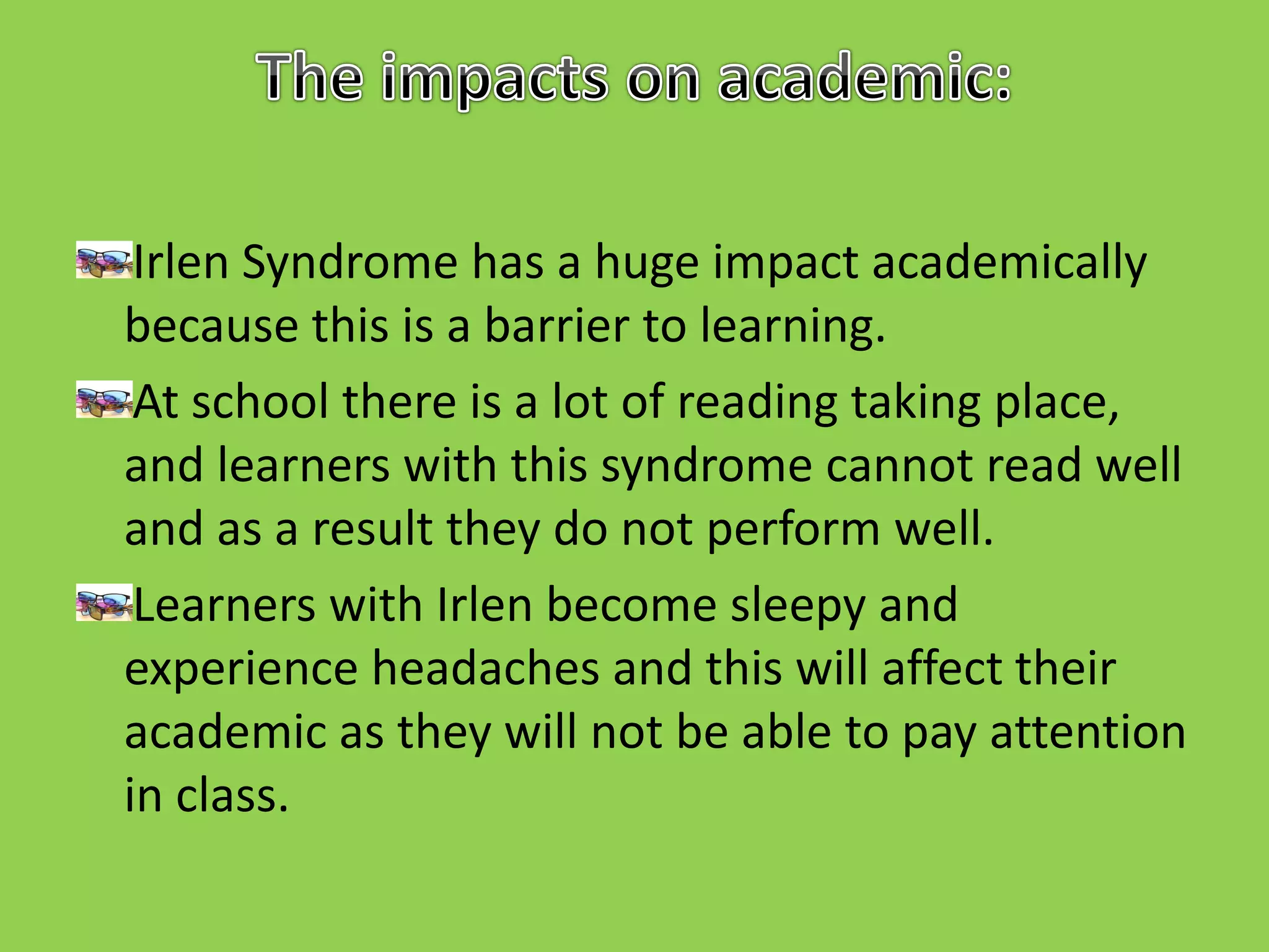 Irlen syndrome powepoint | PPTX