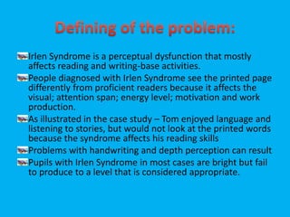 Irlen syndrome powepoint | PPT