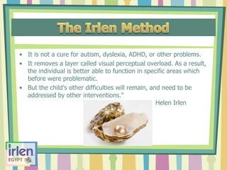 Irlen syndrome & the irlen method | PPT