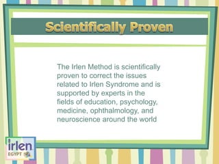Irlen syndrome & the irlen method | PPTX