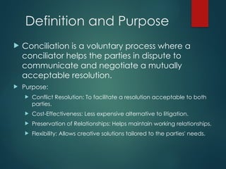 Conciliation- A dispute resolution process.pptx