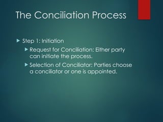 Conciliation- A dispute resolution process.pptx