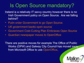Sustainable and Efficient GIS? Open Source it. | PPT | Shareware and ...