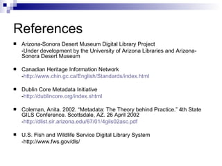 New Directions in Metadata | PPT | Databases | Computer Software and Applications