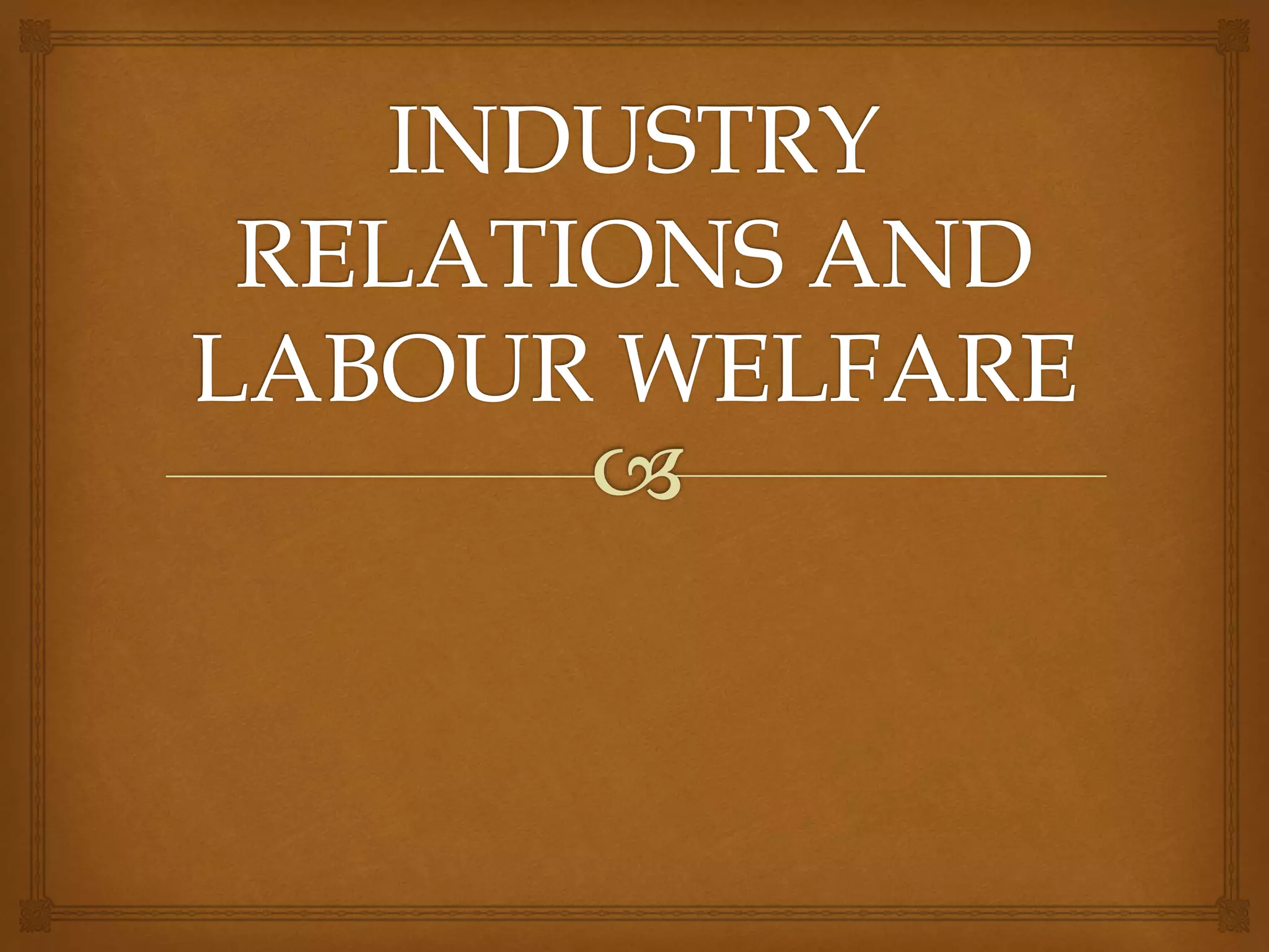 Labour Welfare Funds | PPTX