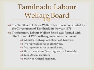 Labour Welfare Funds | PPTX