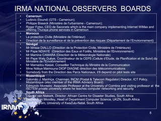 Irma Project Profile V 2.2 | PPT